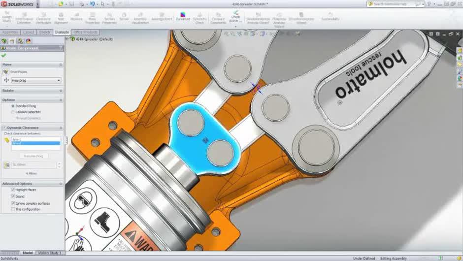 Demo Library - Solidworks Assemblies Interference Clearance