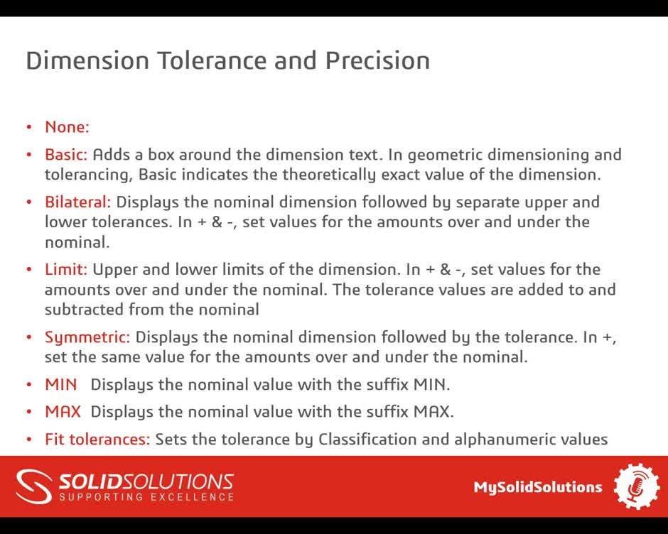 A Definitive Guide to Dimensions & Tolerances