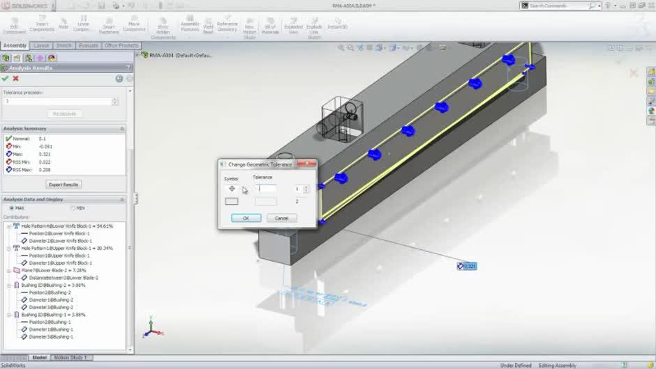 SolidWorks Capabilities - Tolanalyst