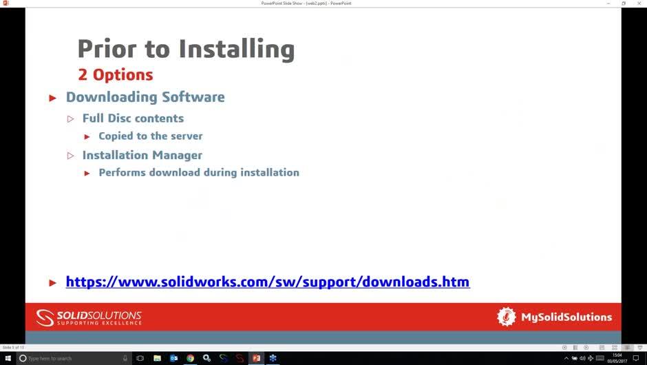 Installing SOLIDWORKS PDM WEB2