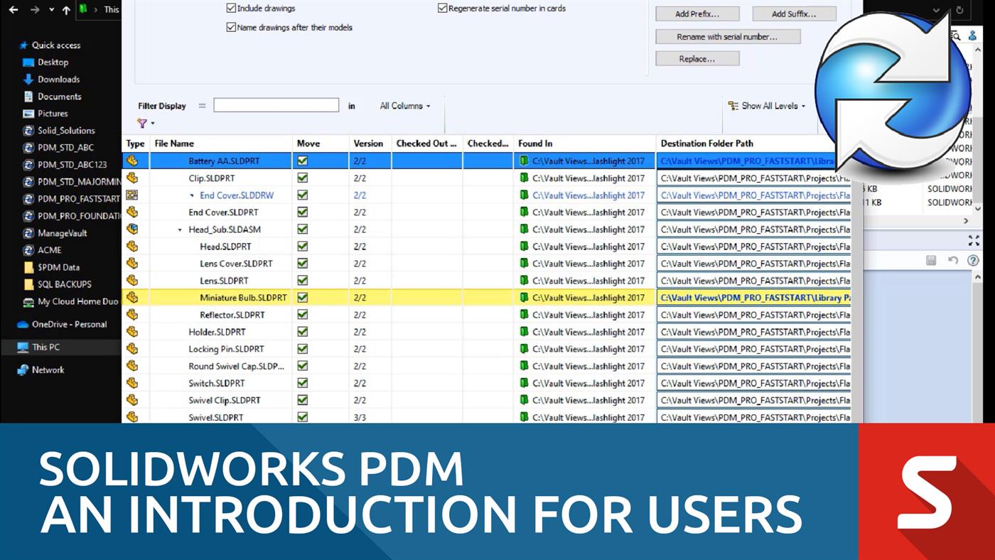 Introduction to PDM for SOLIDWORKS Users