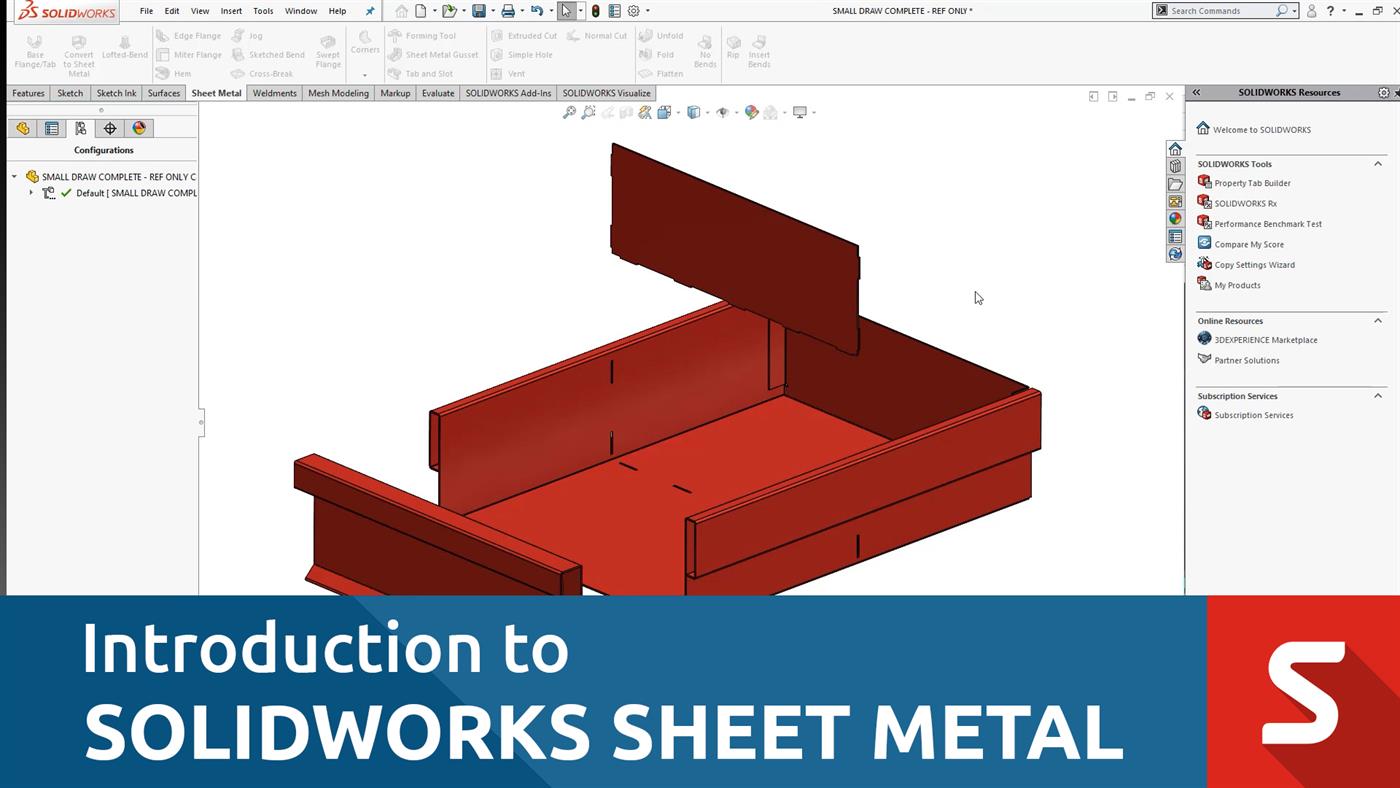 Introduction to SOLIDWORKS Sheet Metal