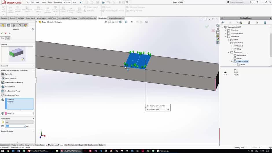 SOLIDWORKS Simulation - Fixtures, Loads and Singularities.