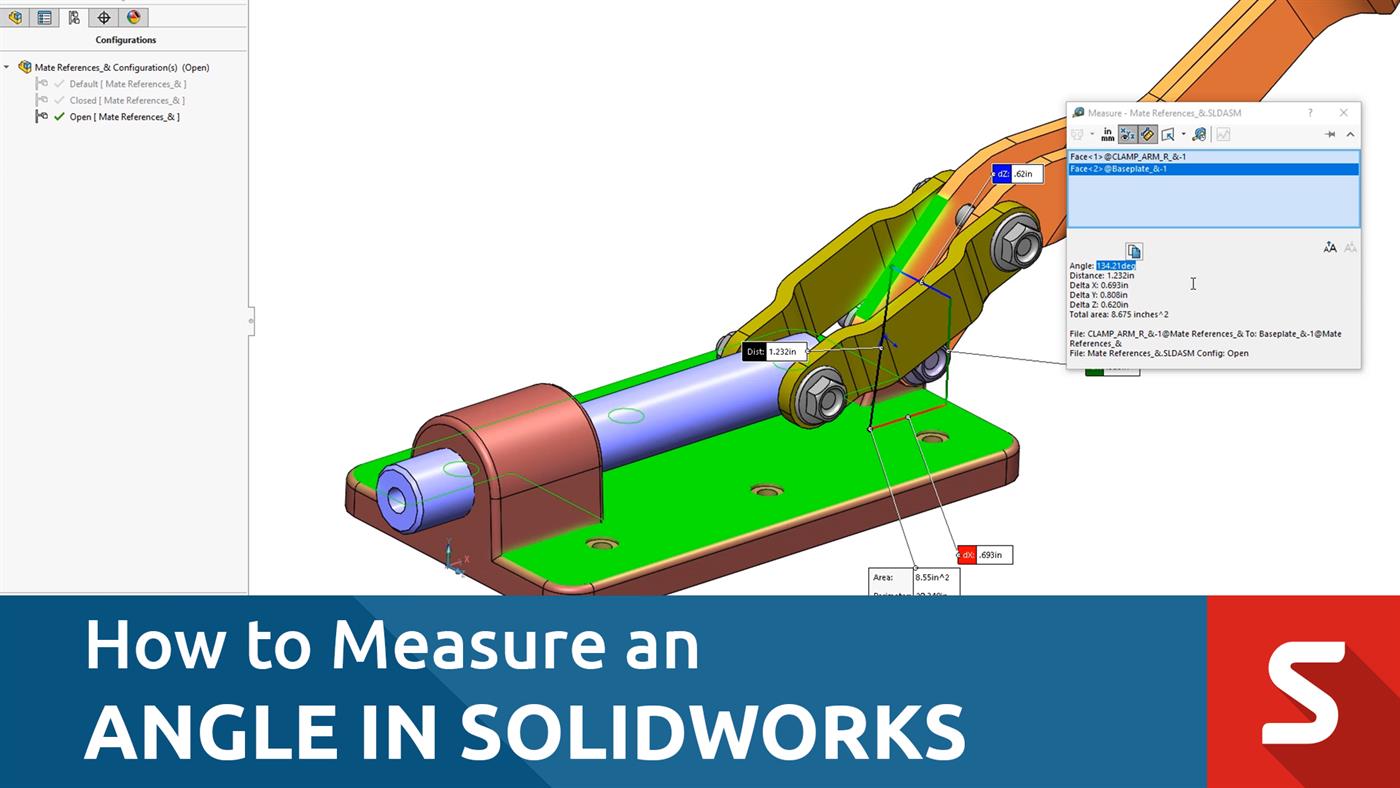 How To Measure Angles In SOLIDWORKS