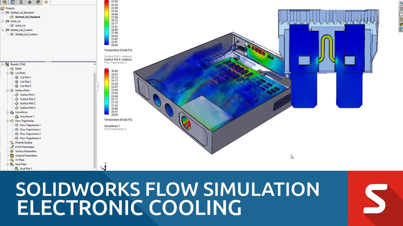 SOLIDWORKS Flow Simulation - Electronic Cooling