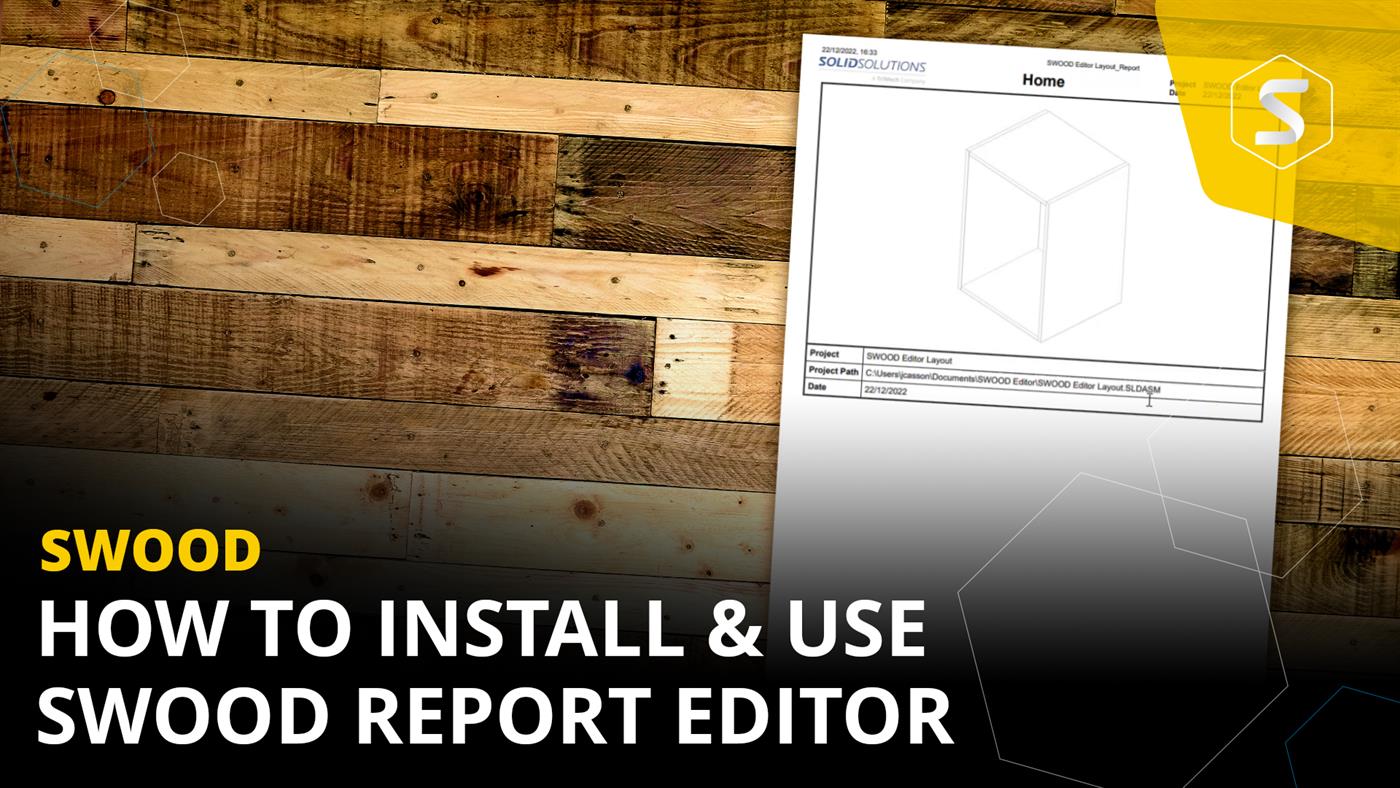 How to Install and Use Swood Report Editor