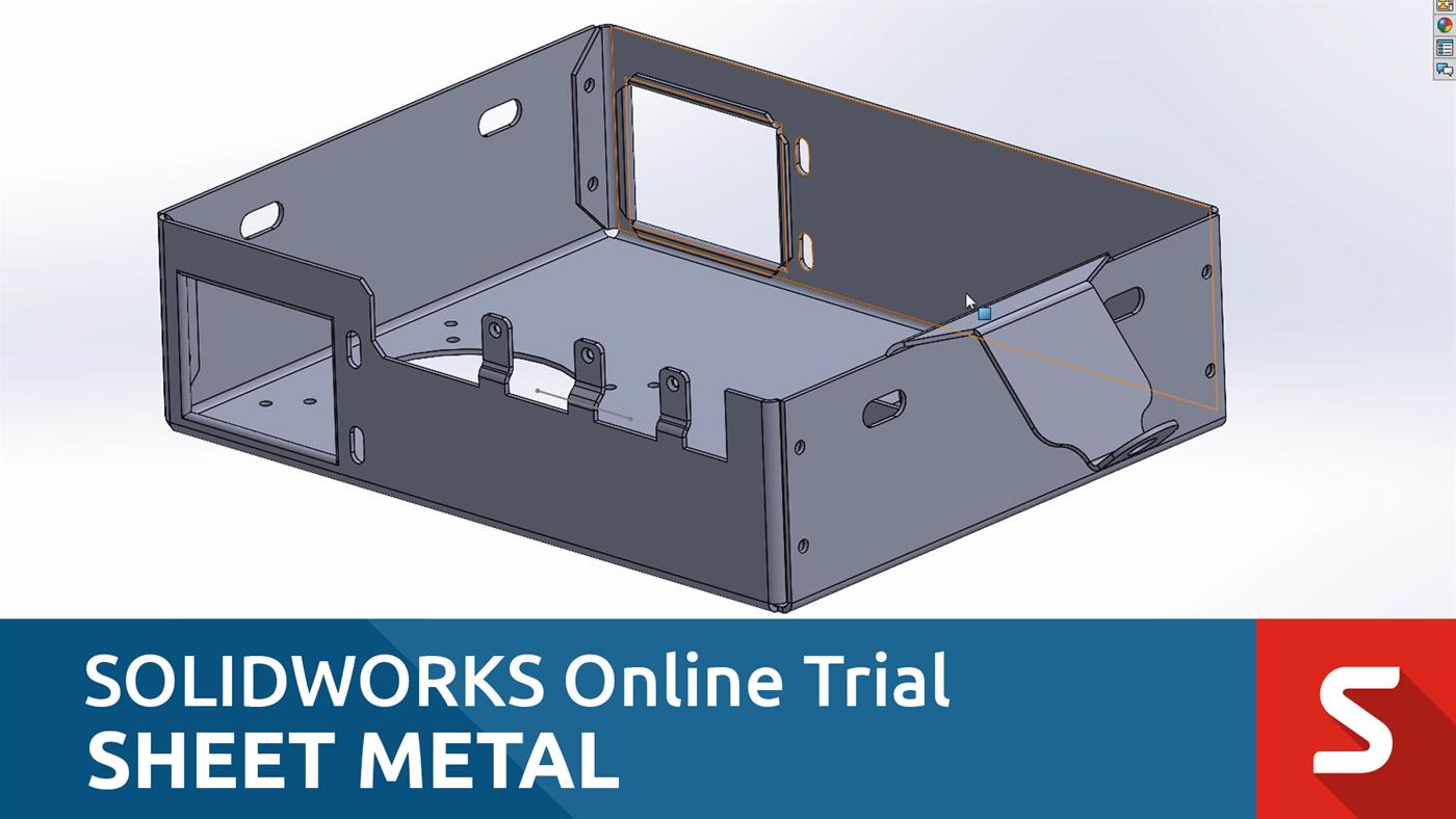 Get Started with Sheet Metal - SOLIDWORKS Online Trial