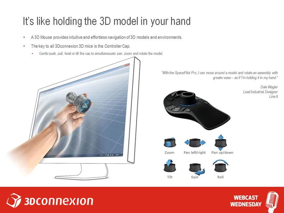 Improve productivity with a 3D Mouse