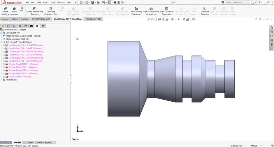 CAMWorks Turning