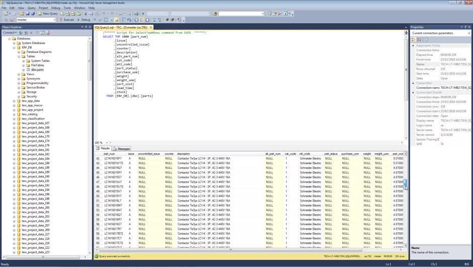 ERP Database Connections