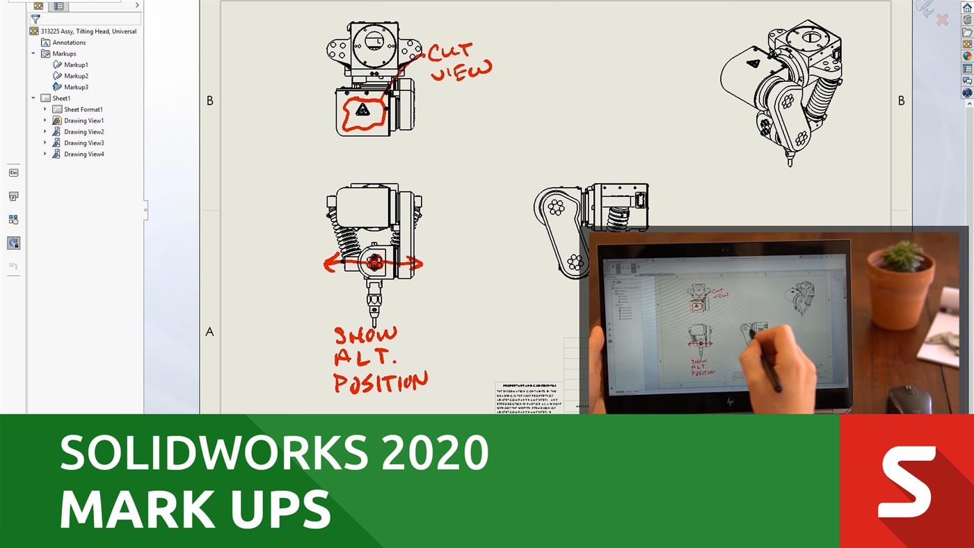 SOLIDWORKS 2020 - Mark Ups