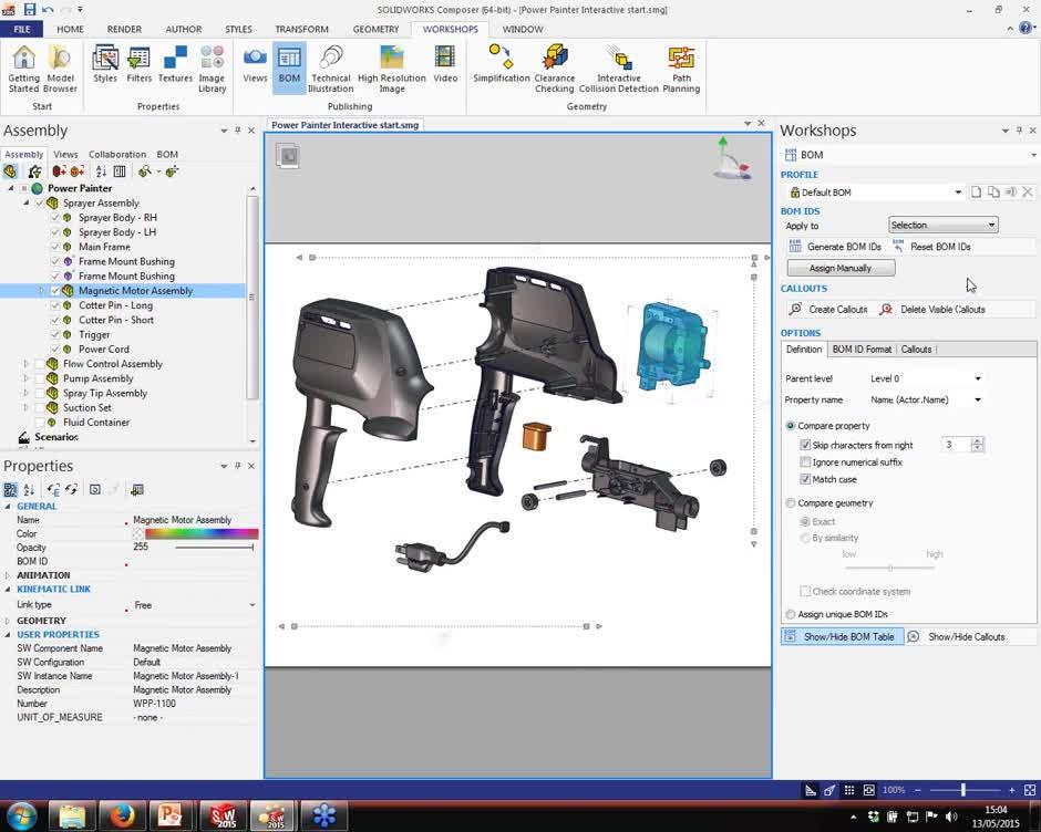 Create Interactive Webpages with SolidWorks Composer