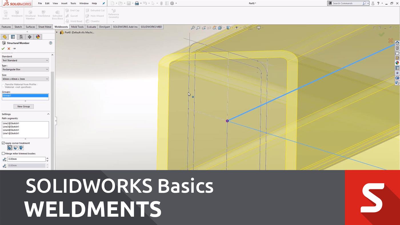 SOLIDWORKS Basics - Weldments