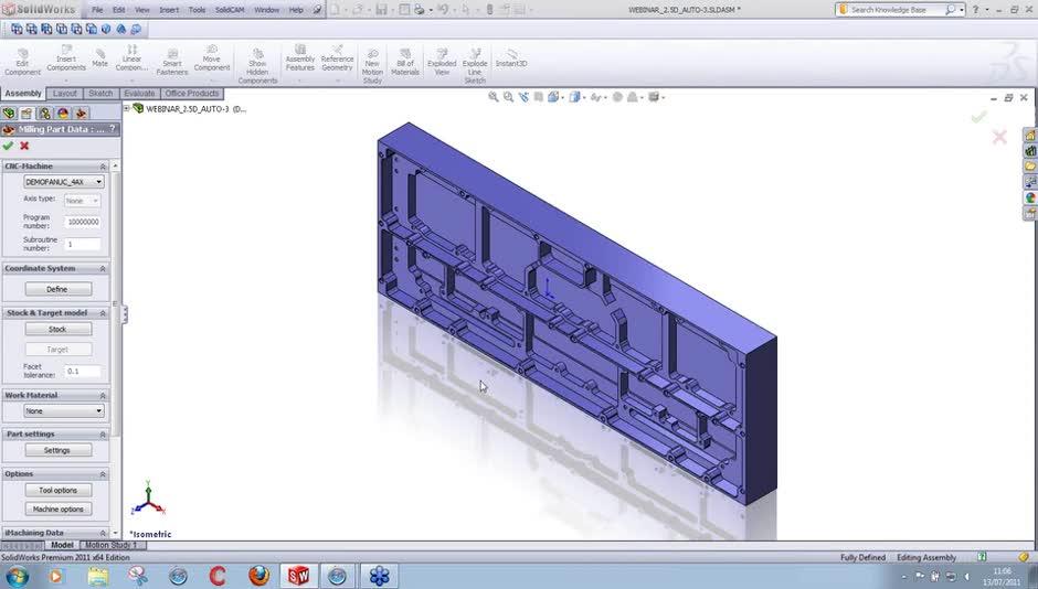 CNC inside SolidWorks