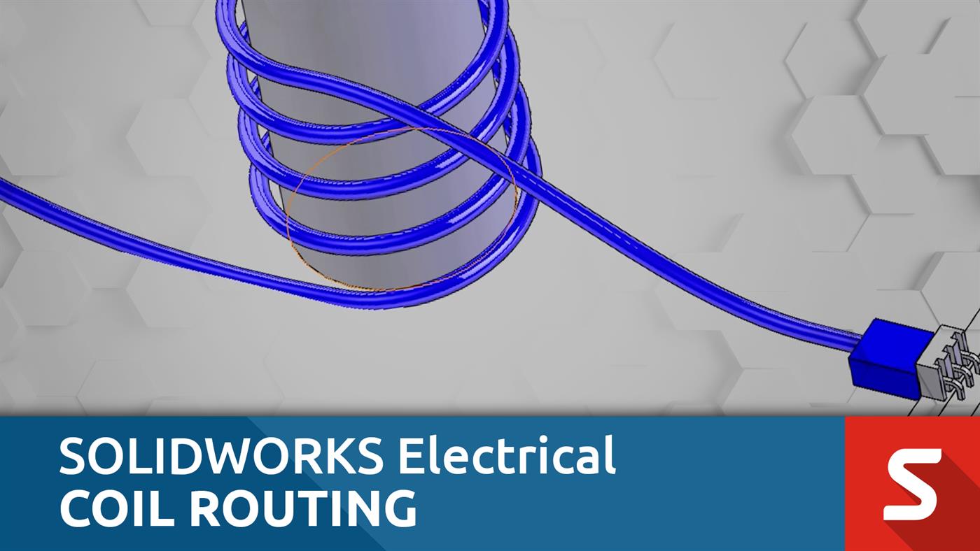 Coil Routing in SOLIDWORKS Electrical