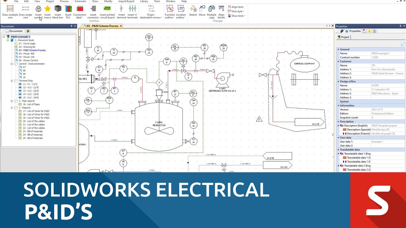 P&ID's In SOLIDWORKS Electrical