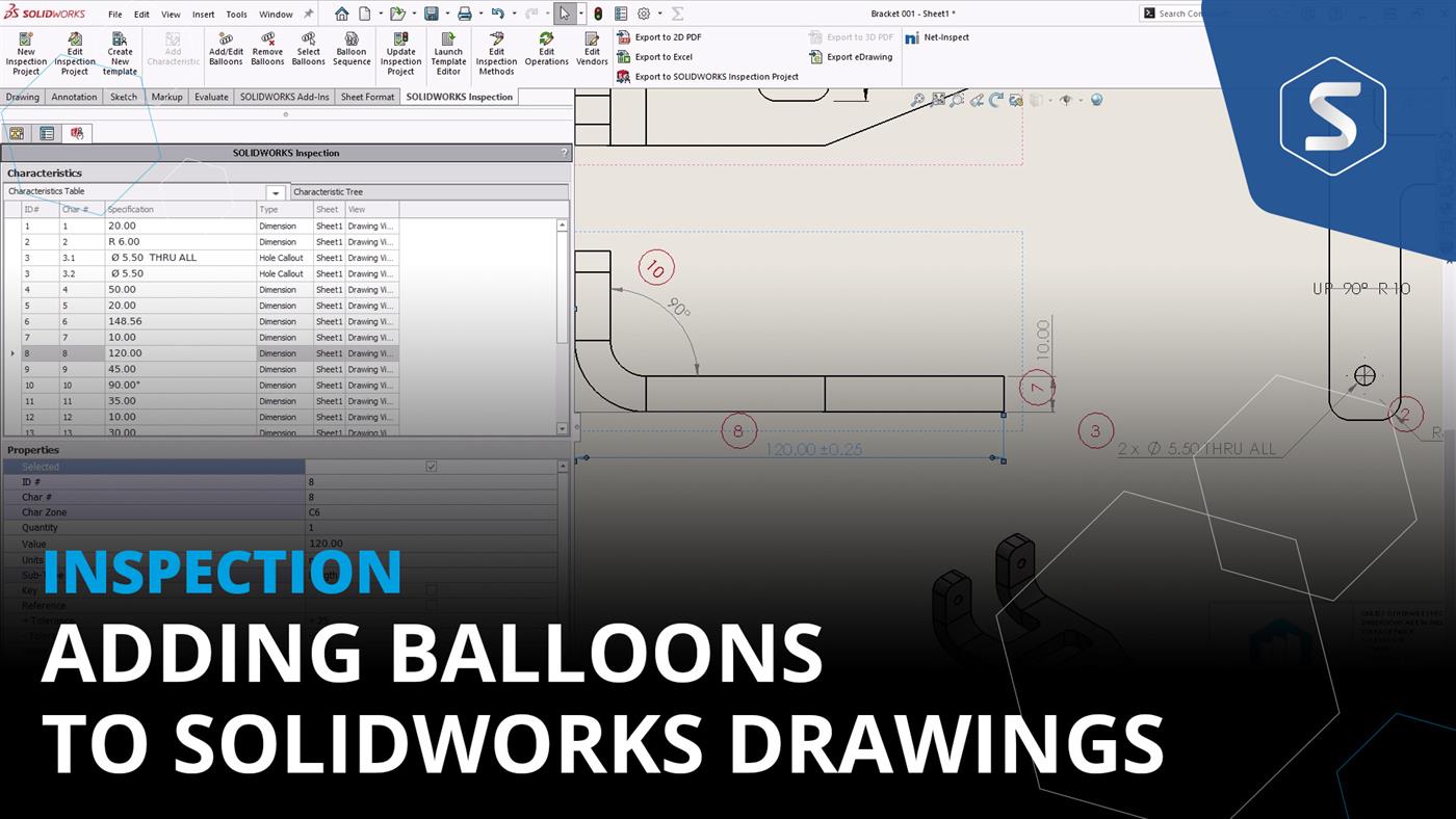 Adding Balloons to SOLIDWORKS Drawings
