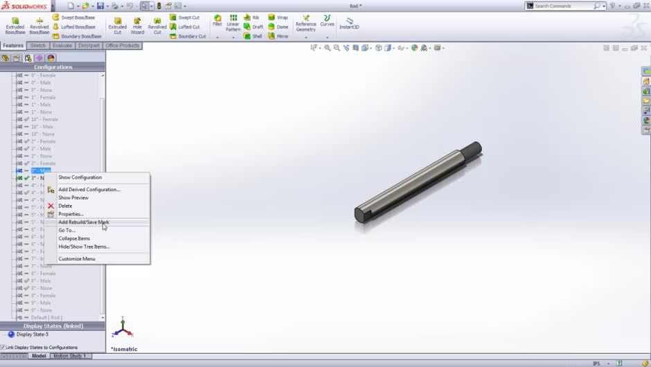 What's New in SolidWorks 2013 - Configurations