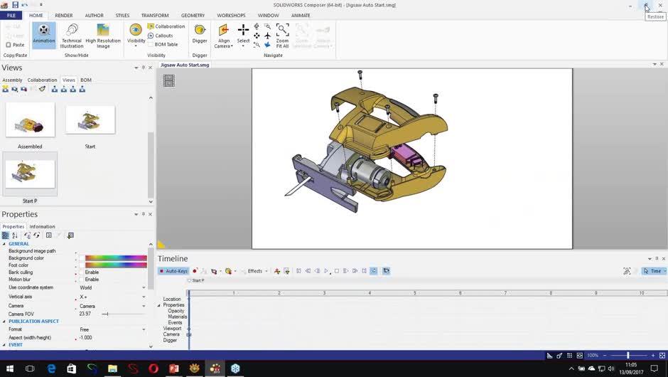 Automatic Assembly Animations