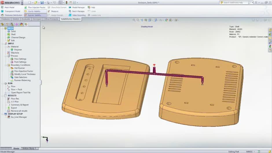 First Look - SolidWorks Plastics
