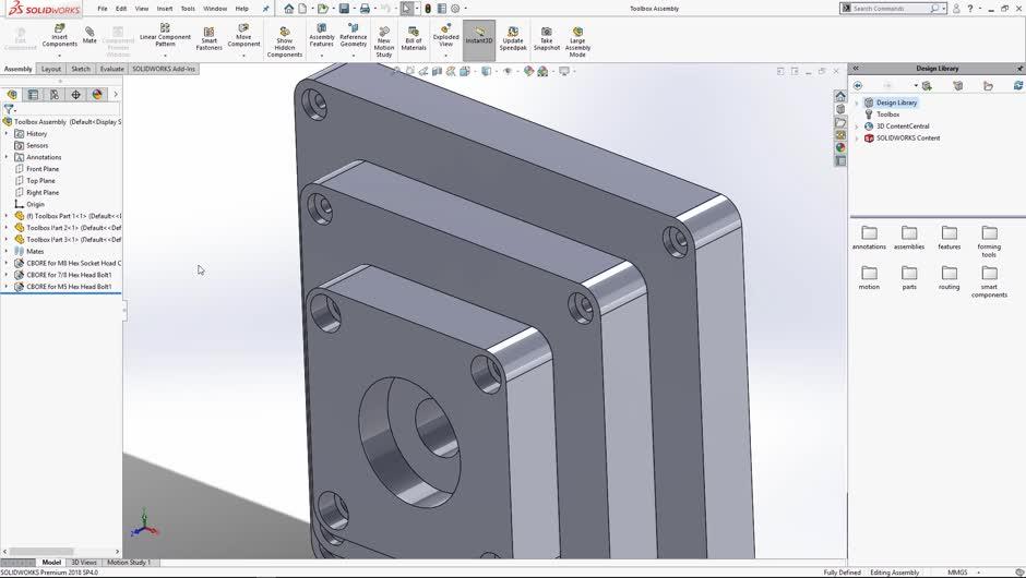 Understand the SOLIDWORKS Toolbox