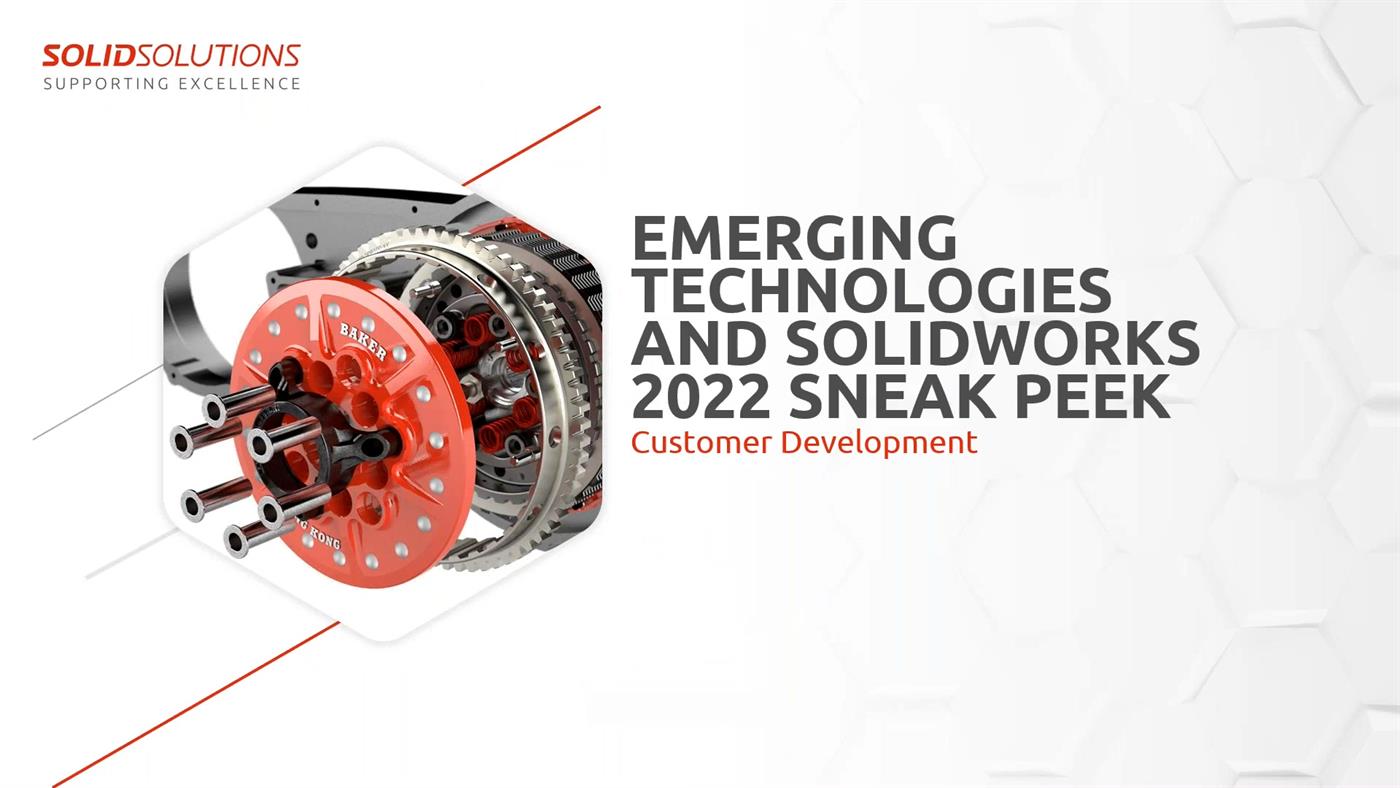 SOLIDWORKS 2022 - Sneak Peek!