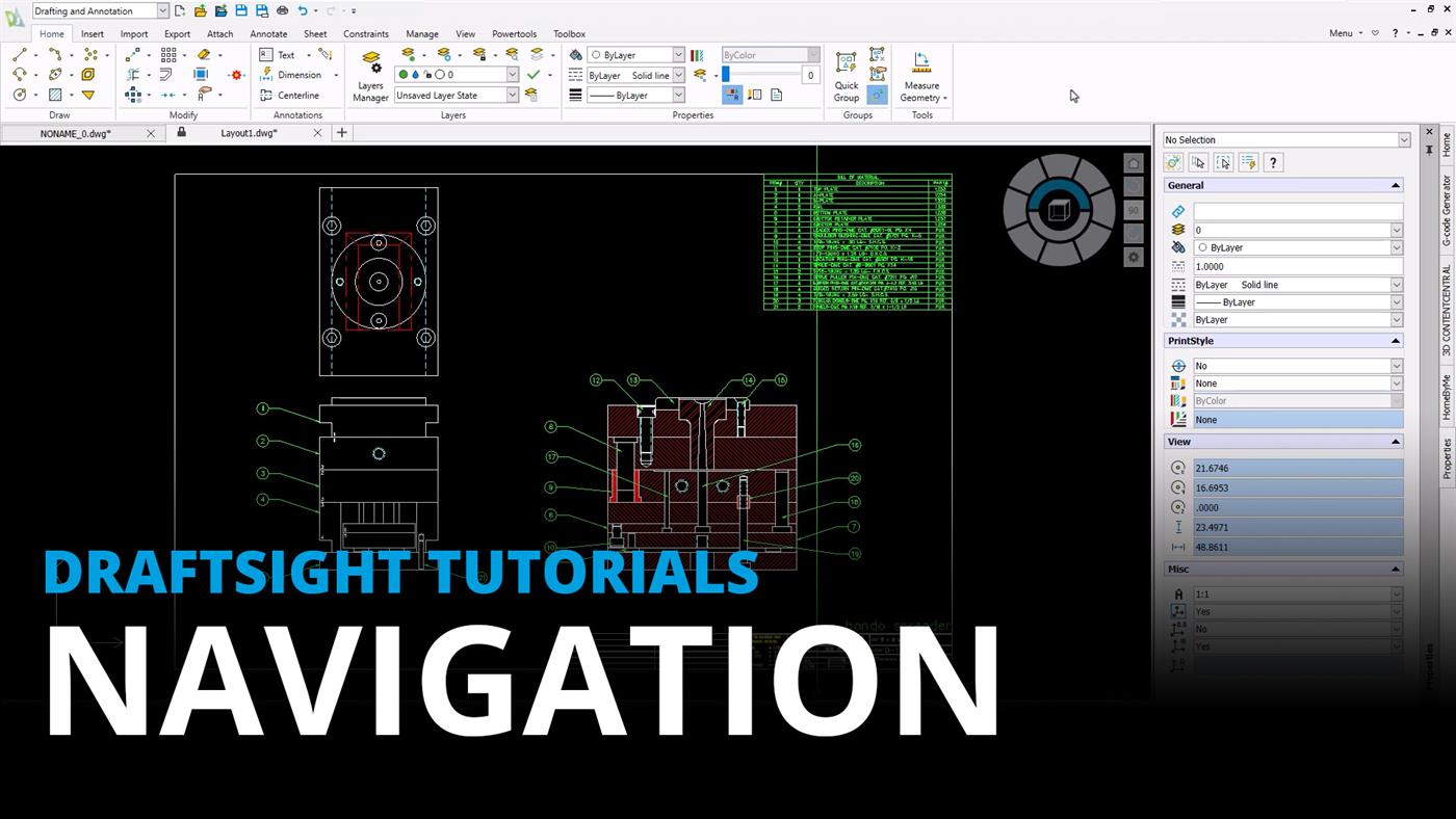 DraftSight Tutorials - Navigation