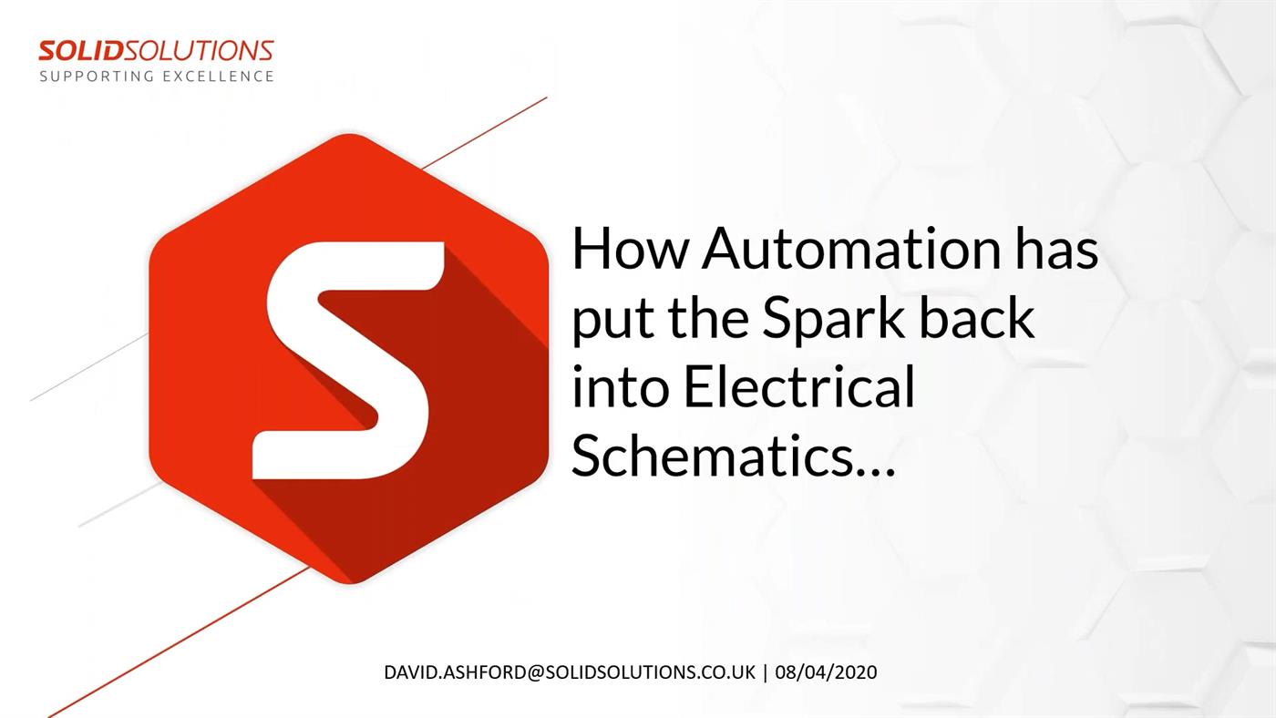 How Automation has put the Spark back into Electrical Schematics