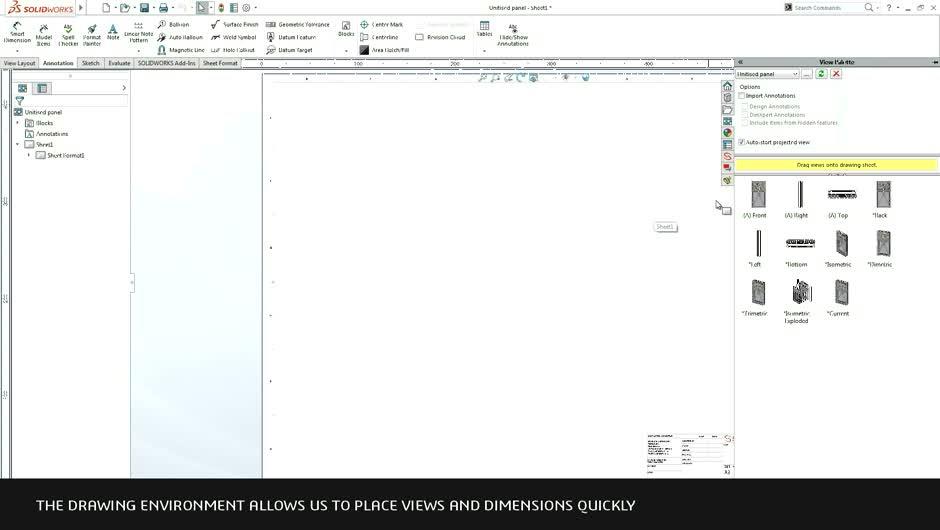 Unitised Panel made with SOLIDWORKS
