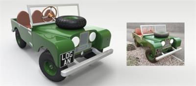 Series 1 Land Rover Pedal Car - Made Easy with Solidworks!