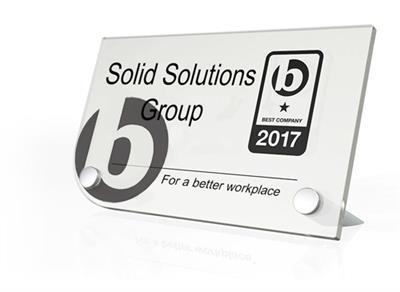 Solid Solutions Group achieve recognition by 'Best Company' accreditat