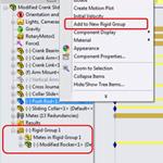 Creating Rigid Body Groups in Motion