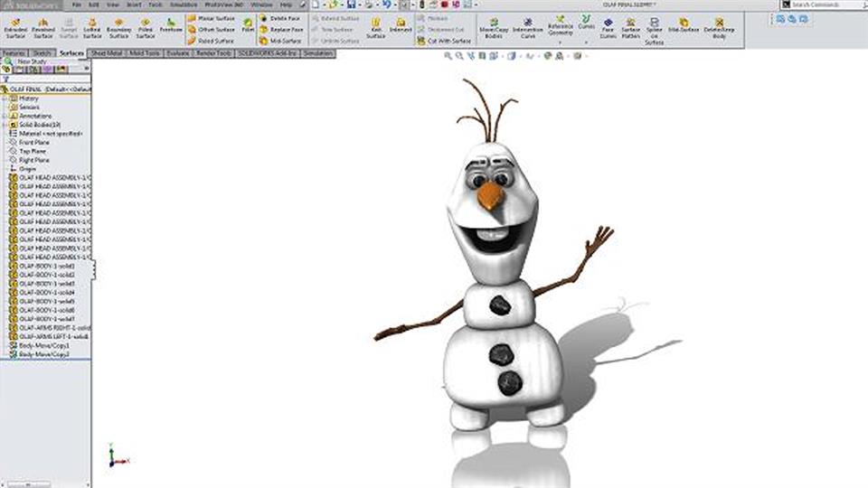 From the big screen to SOLIDWORKS