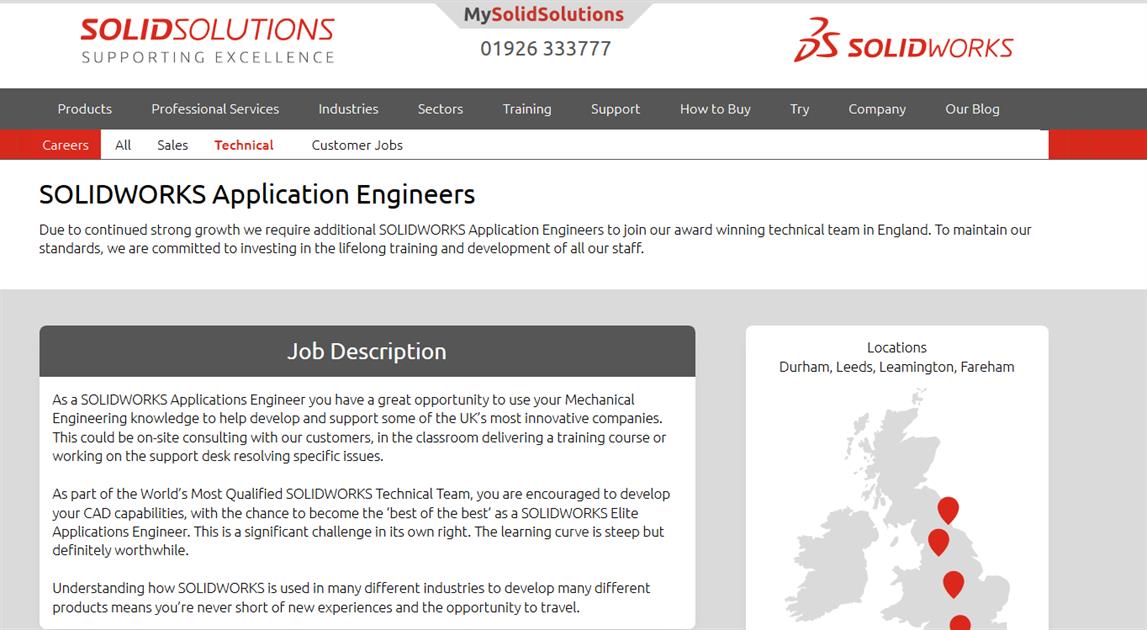 SOLIDWORKS Application Engineers | Solid Solutions