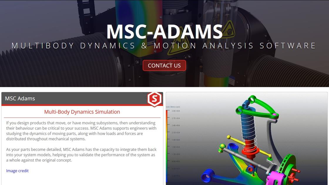 MSC Adams - Multi-Body Dynamics Simulation & Motion Analysis