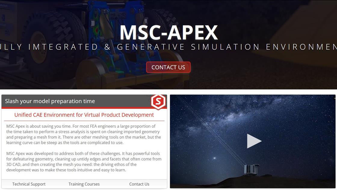 MSC APEX - Fully Integrated & Generative Simulation Environment