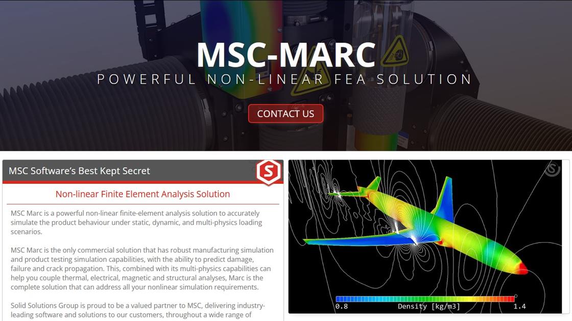MSC-MARC - Powerful non-linear FEA solution