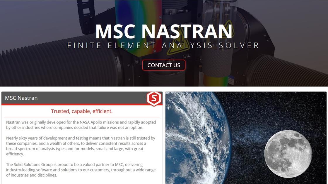 MSC - Nastran Finite element analysis solver MSC - Nastran Finite element analysis solver