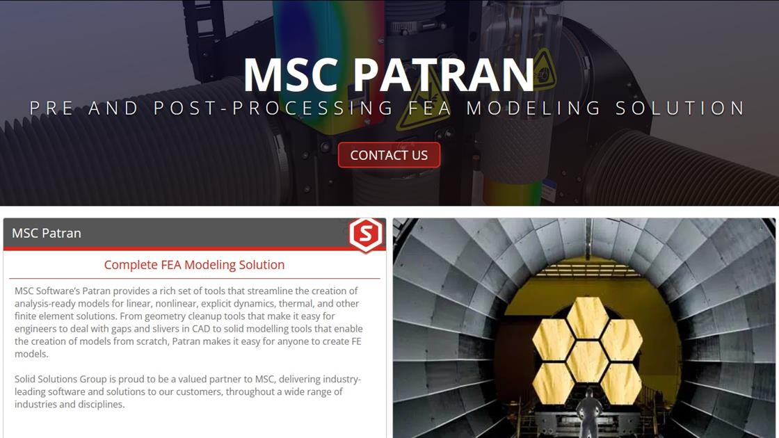 MSC Patran - Complete FEA Modeling Solution