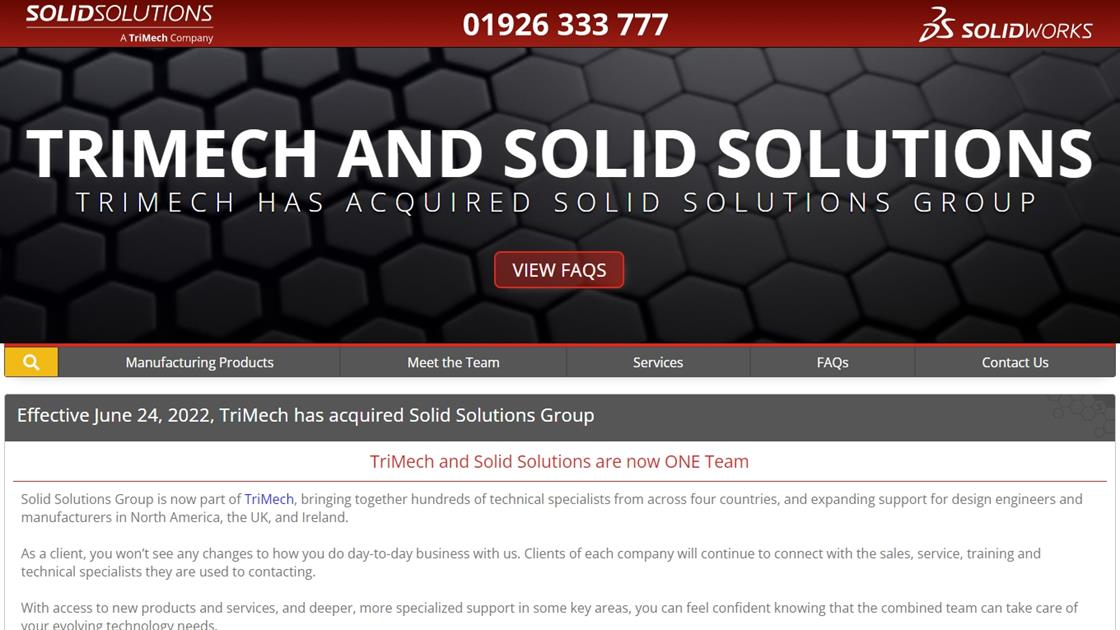 TriMech and Solid Solutions Unite | Solid Solutions