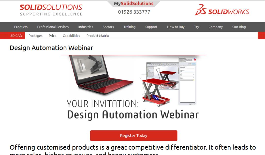 Introduction to Design Automation - 30 minute Webinar - Register for F
