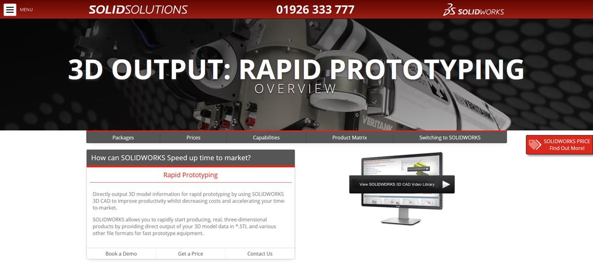 3D Output for Rapid Prototyping | Solid Solutions