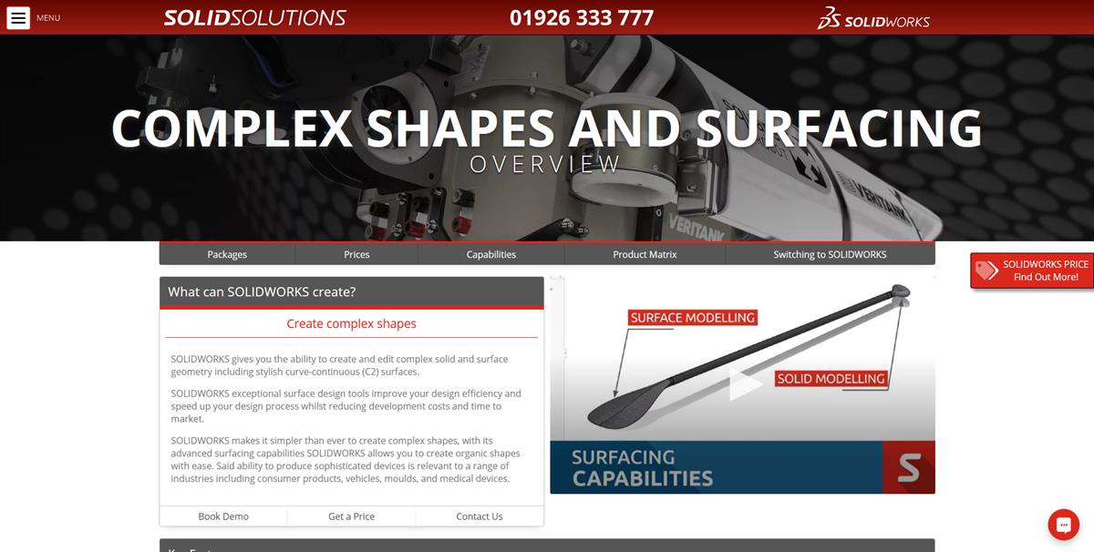 Complex Shapes and Advanced Surfaces in SOLIDWORKS