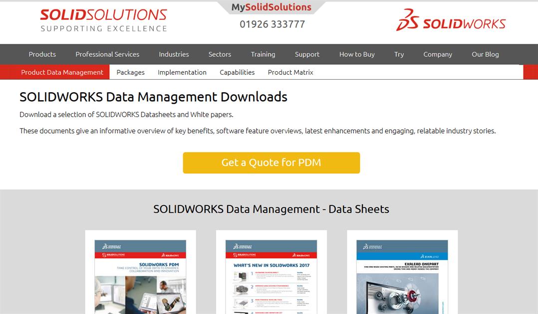SolidWorks Data Management Downloads | Solid Solutions