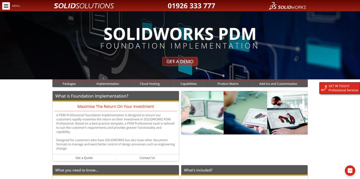 SolidWorks PDM Professional Xpress | Solid Solutions