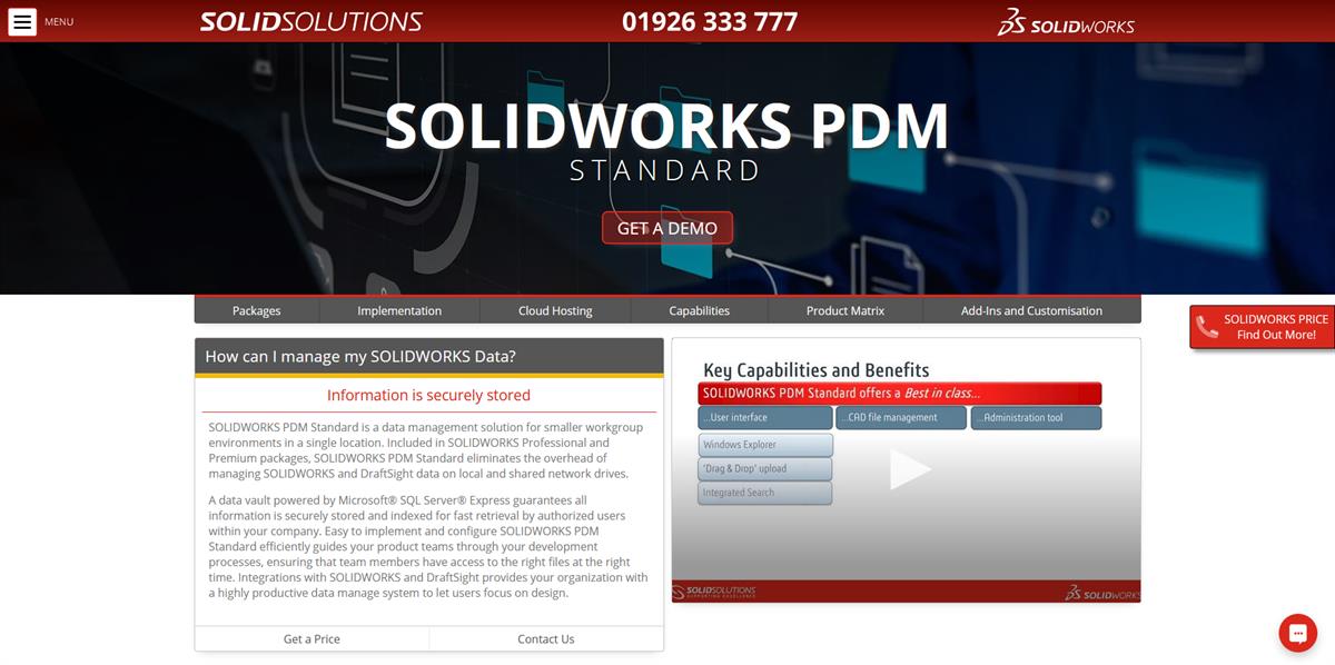 SOLIDWORKS PDM Standard | Solid Solutions
