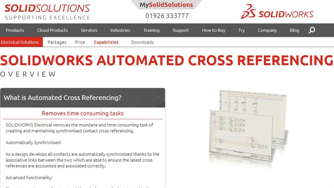 SolidWorks Electrical Automated Cross Referencing