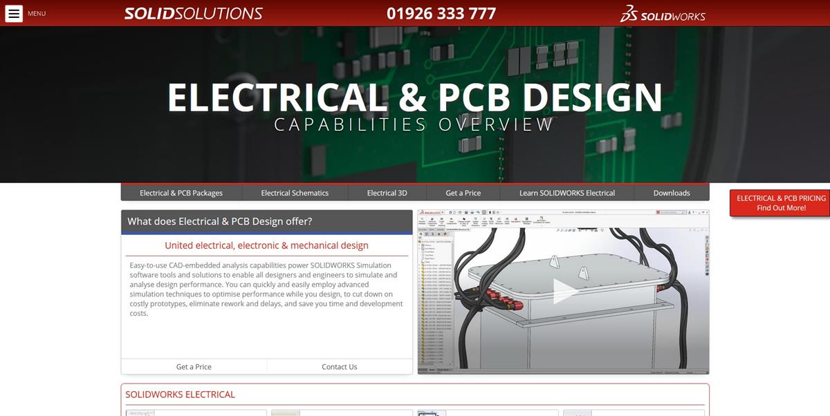 SOLIDWORKS Electrical Design Capabilities | SSM