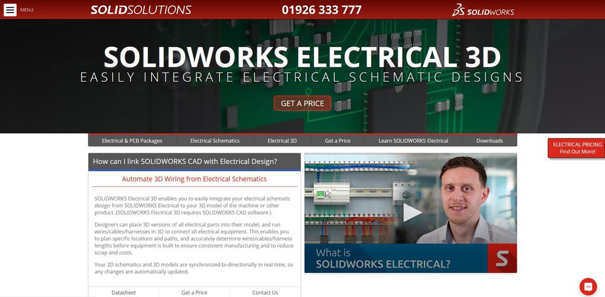 SolidWorks Electrical 3D Overview | Solid Solutions
