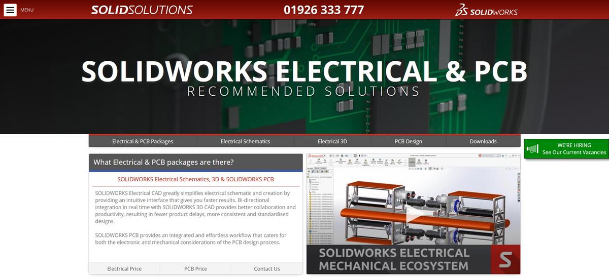 SOLIDWORKS Electrical CAD Packages | Solid Solutions